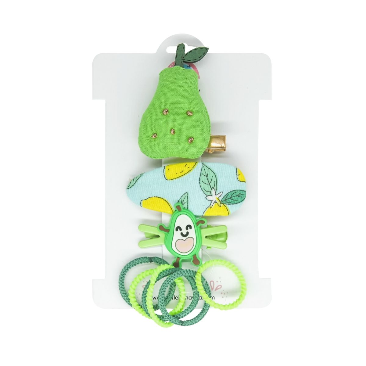 A Pear-Fect Day Set of 4 Tic Tac Hair clips, Hair Barrettes and ...
